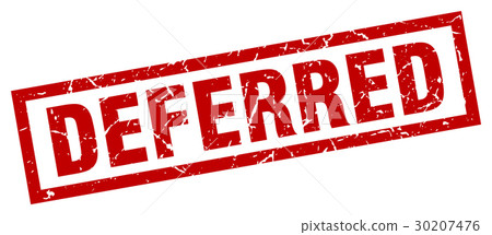 square grunge red deferred stamp - Stock Illustration [30207476] - PIXTA