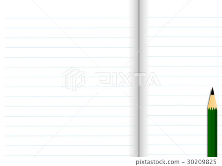 Note and pencil background - Stock Illustration [30209825] - PIXTA