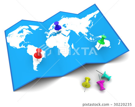 world map - Stock Illustration [30220235] - PIXTA