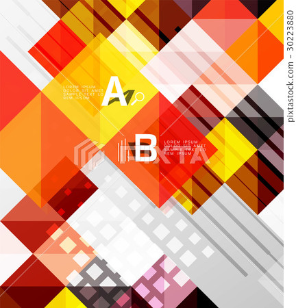 Minimalistic square shapes abstract background - Stock Illustration ...