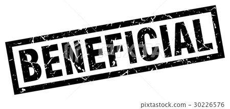 square grunge black beneficial stamp - Stock Illustration [30226576] - PIXTA