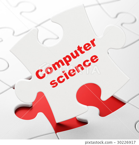 Science concept: Computer Science on puzzle - Stock Illustration ...