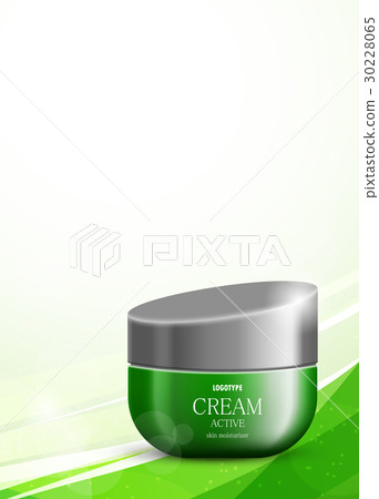 Body cream cosmetic design template - Stock Illustration [30228065] - PIXTA