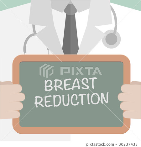 Medical Board Breast Reduction - Stock Illustration [30237435] - PIXTA