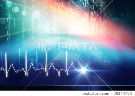 Medical Abstract Digital Background - Stock Illustration [30244790] - PIXTA