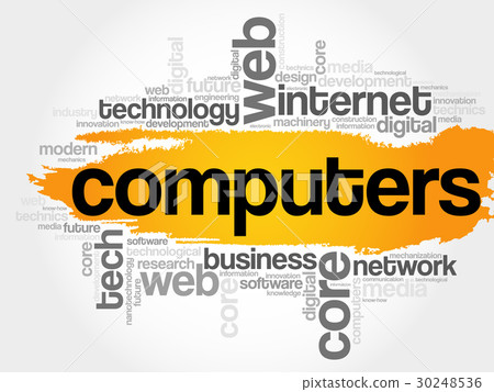 COMPUTERS word cloud collage - Stock Illustration [30248536] - PIXTA
