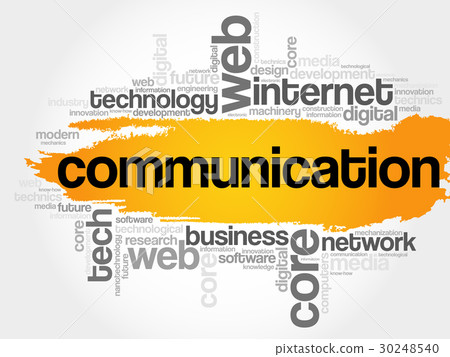 COMMUNICATION word cloud collage - Stock Illustration [30248540] - PIXTA