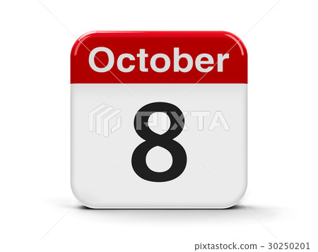 8th October - Stock Illustration [30250201] - PIXTA