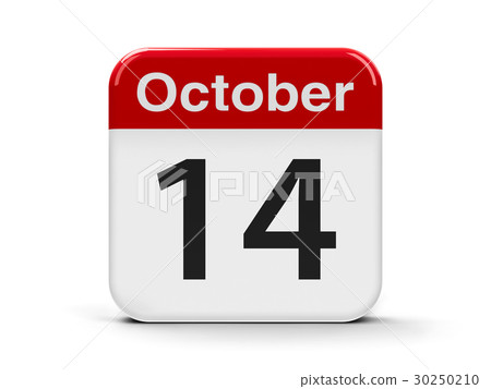 14th October - Stock Illustration [30250210] - PIXTA