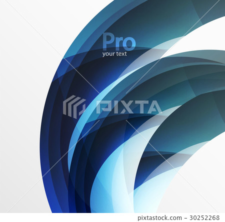 Futuristic hi-tech glass wave abstract background - Stock Illustration ...