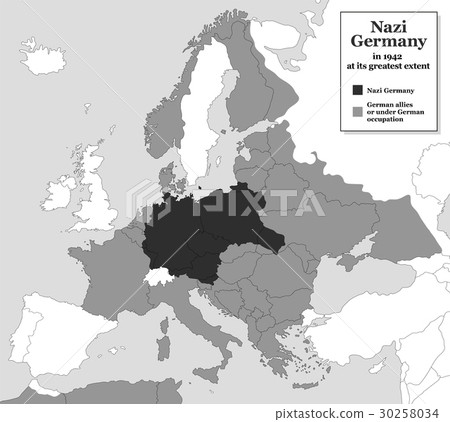 Nazi Germany WWII Greatest Extent - Stock Illustration [30258034] - PIXTA