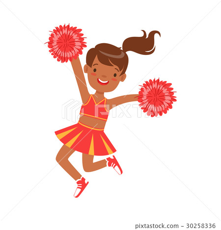 Red Cheer Clip Art