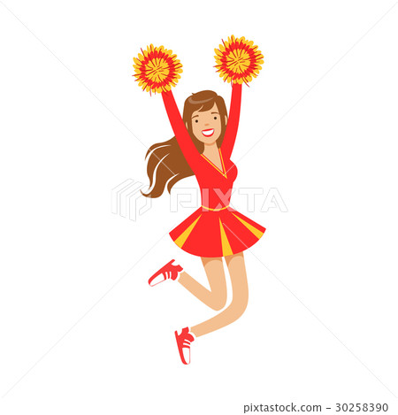 Red Cheer Clip Art