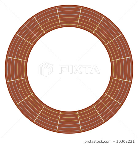 round guitar fretboard vector illustration - Stock Illustration ...