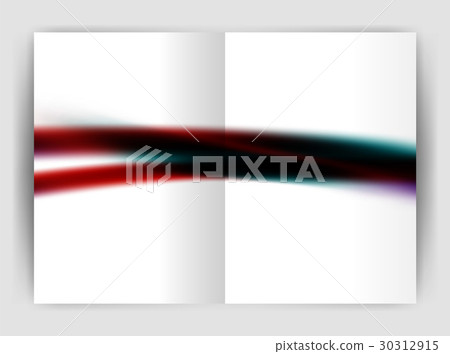 Blurred wave line. Business annual report abstract - Stock Illustration ...