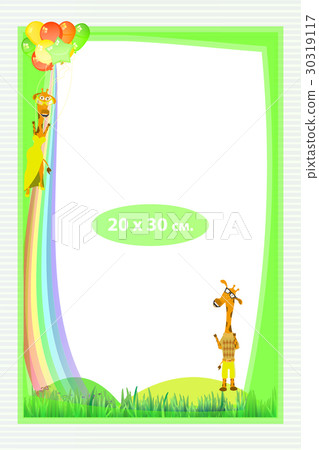 Photo frame for a child. Illustrations for design - Stock Illustration ...