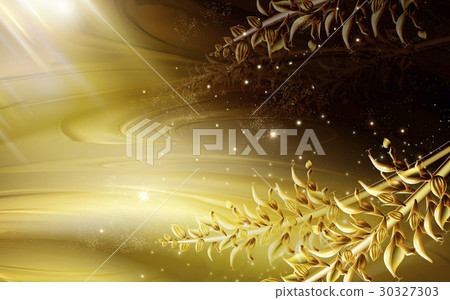 golden light flow - Stock Illustration [30327303] - PIXTA