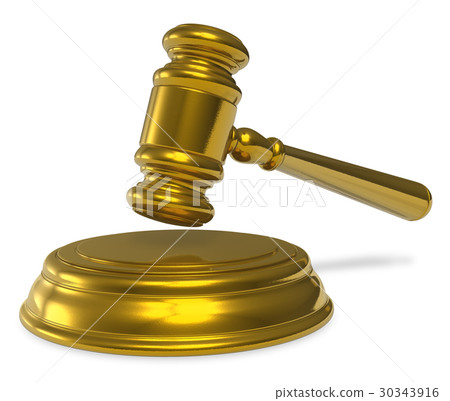 Golden mallet - Stock Illustration [30343916] - PIXTA