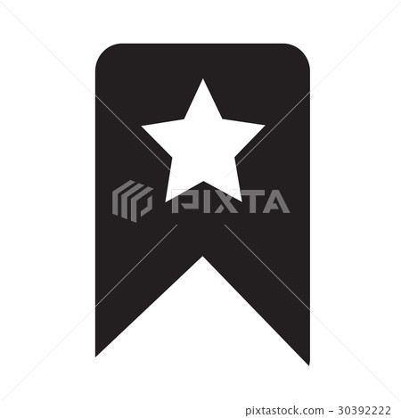 Bookmark star icon illustration design - Stock Illustration [30392222 ...