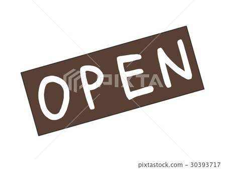 OPEN plate - Stock Illustration [30393717] - PIXTA
