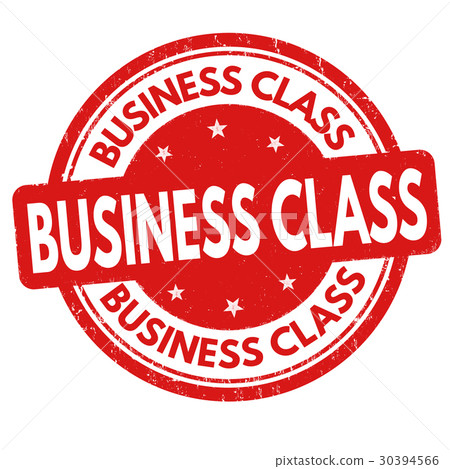 Business class sign or stamp - Stock Illustration [30394566] - PIXTA