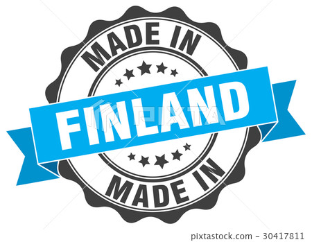 made in Finland round seal - Stock Illustration [30417811] - PIXTA