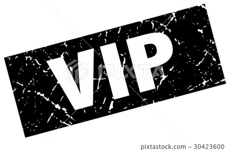 square grunge black vip stamp - Stock Illustration [30423600] - PIXTA