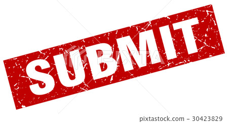 square grunge red submit stamp - Stock Illustration [30423829] - PIXTA