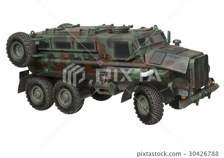 Truck camouflaged armored transport - Stock Illustration [30426788] - PIXTA