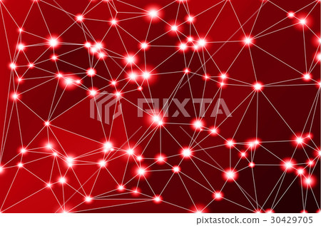 Deep burgundy red geometric background with mesh - Stock Illustration ...