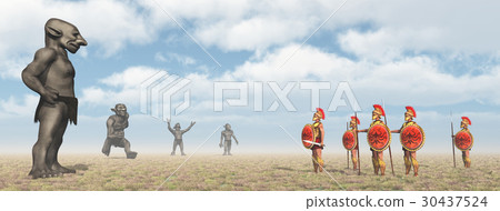 Odysseus at the Laestrygonians - Stock Illustration [30437524] - PIXTA