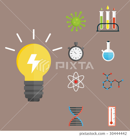 Lab symbols test medical laboratory scientific - Stock Illustration ...