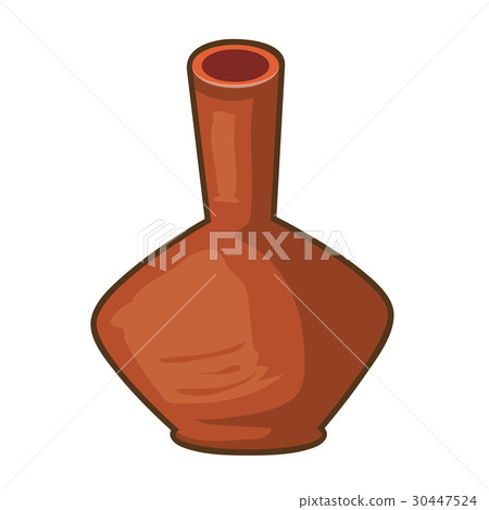 clay jar isolated illustration - Stock Illustration [30447524] - PIXTA
