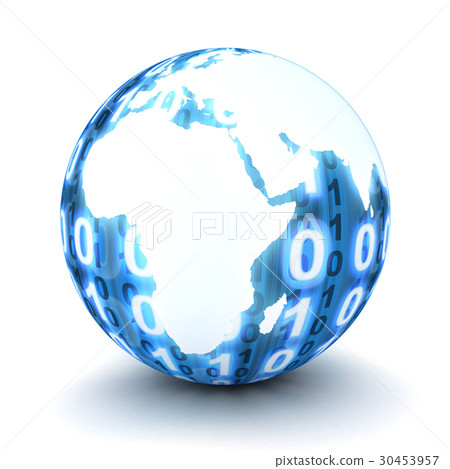 Earth binary - Stock Illustration [30453957] - PIXTA