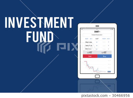 Financial forex business chart report - Stock Illustration [30466956 ...