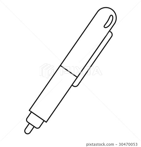 Felt tip pen icon, outline style - Stock Illustration [30470053] - PIXTA