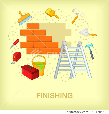 Building process concept place, cartoon style - Stock Illustration ...