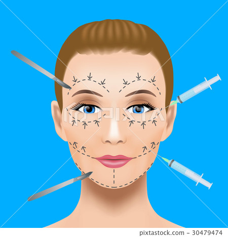 Cosmetic surgery image - Stock Illustration [30479474] - PIXTA