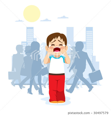 Lost Child - Stock Illustration [30497579] - PIXTA
