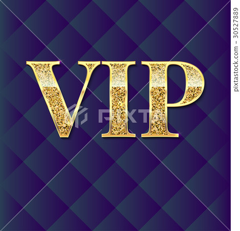 VIP golden letters with glitter on abstract - Stock Illustration ...