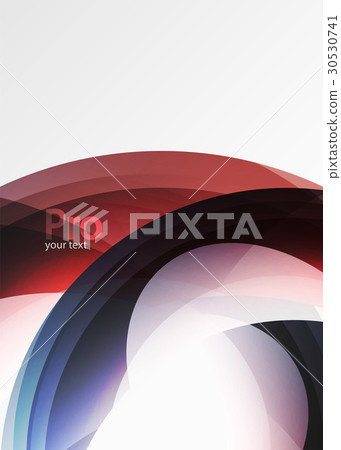 Futuristic hi-tech glass wave abstract background - Stock Illustration ...