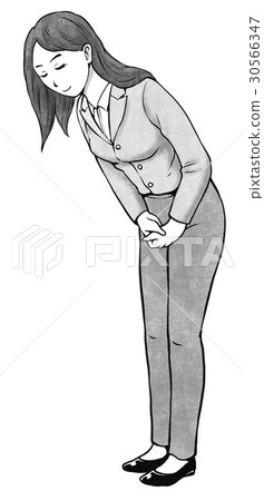 Bow and salute - Stock Illustration [30566347] - PIXTA