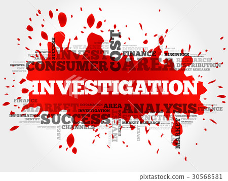 Investigation word cloud-插圖素材 [30568581] - PIXTA圖庫