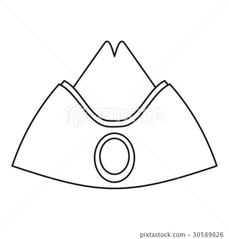 Forage cap icon, outline style - Stock Illustration [30589826] - PIXTA