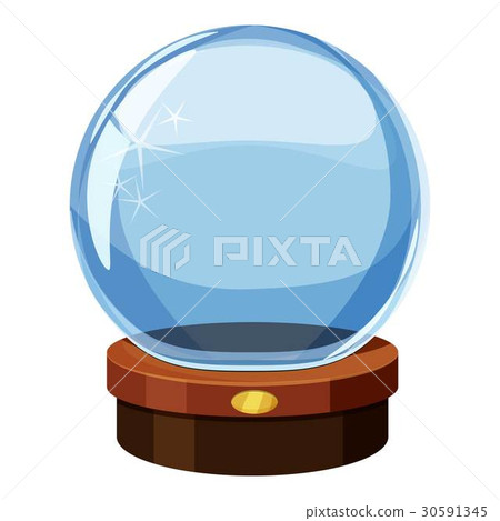 Magic ball icon, cartoon style - Stock Illustration [30591345] - PIXTA