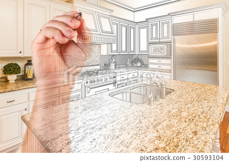 Standard Countertop Kitchen Design Drawings Layout | Artistic Stone