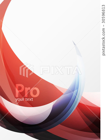 Futuristic hi-tech glass wave abstract background - Stock Illustration ...