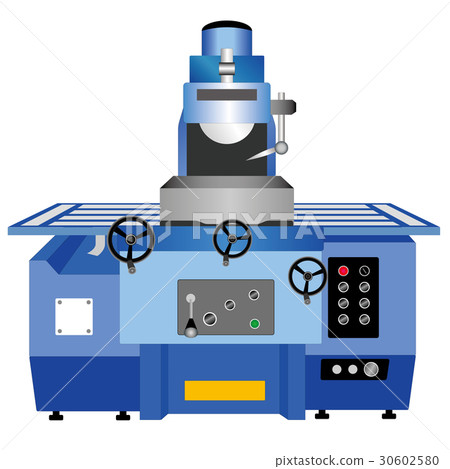 Machine tool - surface grinding machine - Stock Illustration [30602580 ...