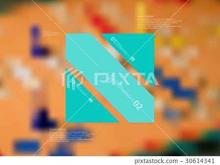 Illustration infographic template with rectangle - Stock Illustration ...