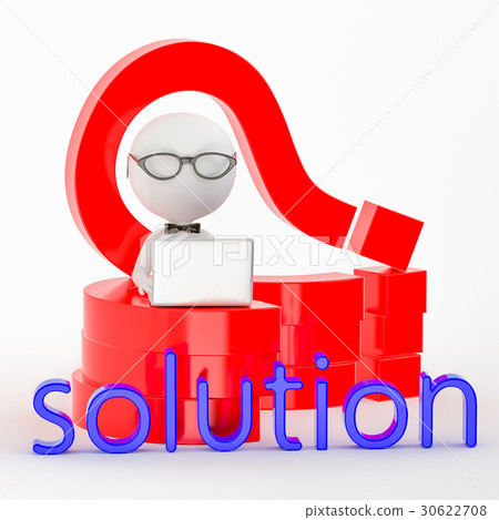 solution - Stock Illustration [30622708] - PIXTA